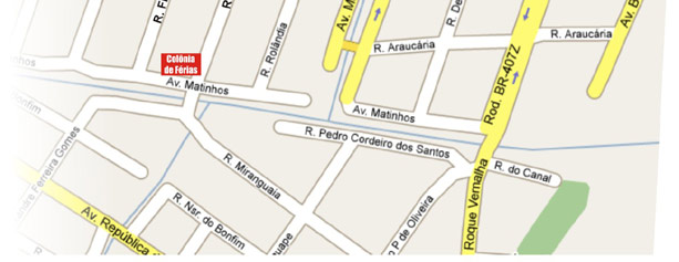 SMC - Mapa da Colônia de Férias Matinhos